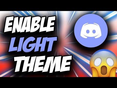 How To Enable Light Theme In Discord Easy - YouTube