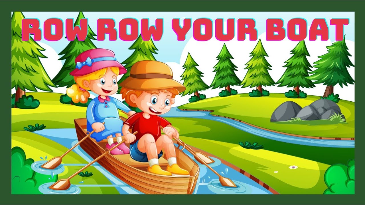 ROW ROW your Boat | Bunny Studioz | Rhymes for kids - YouTube