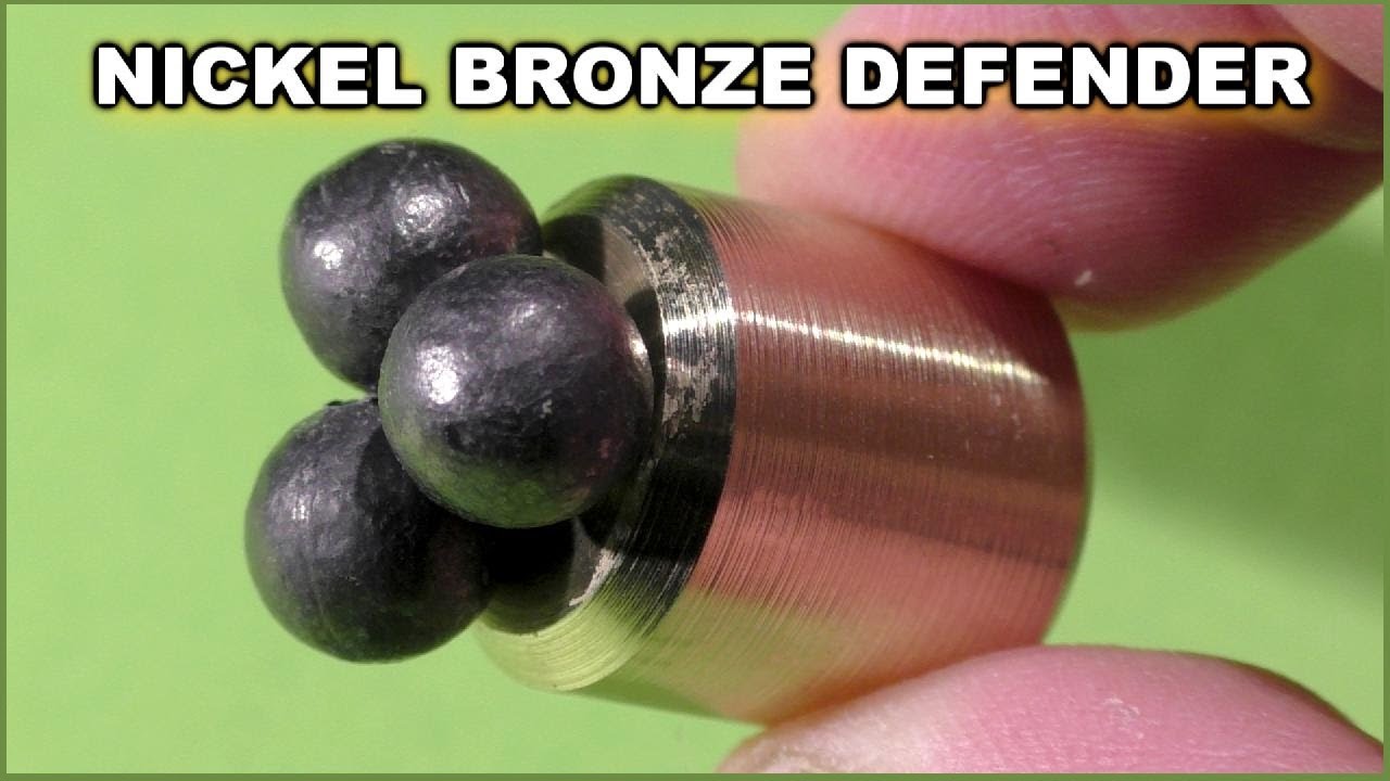 12ga. NICKEL BRONZE Defender Round - YouTube