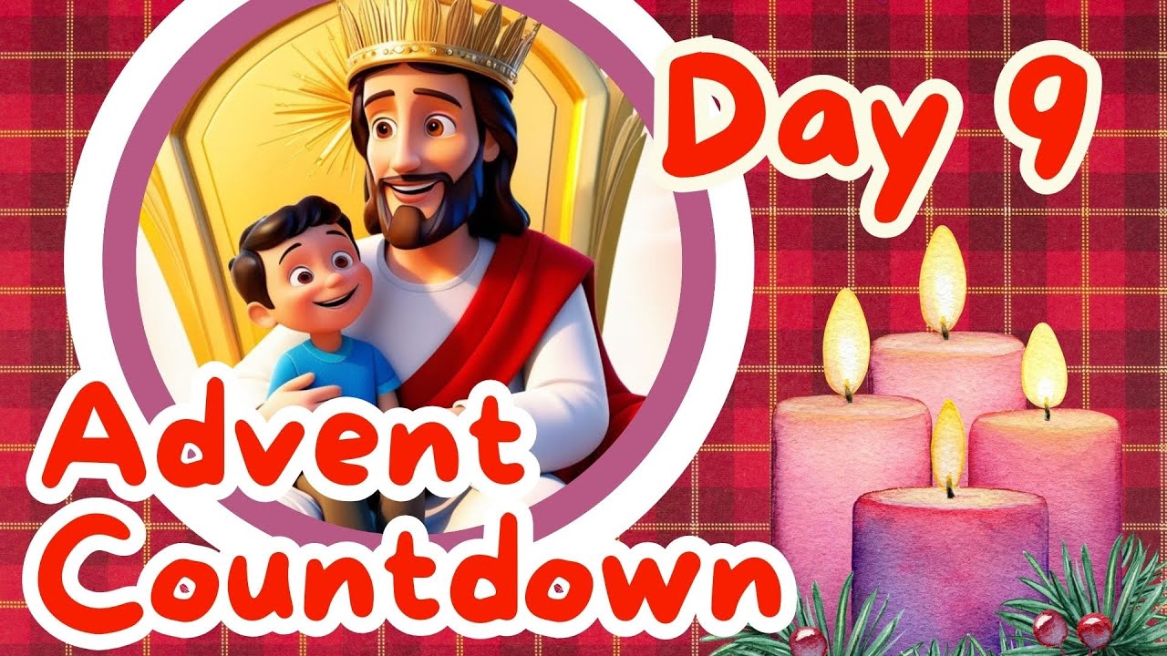 🌟 Advent Countdown – Day 9: Jesus, Prince of Peace 🌟Cartoon Bible Song ...