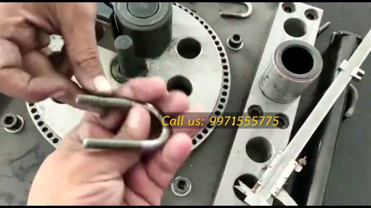 U Bolt and U Clamp Making Machine - YouTube