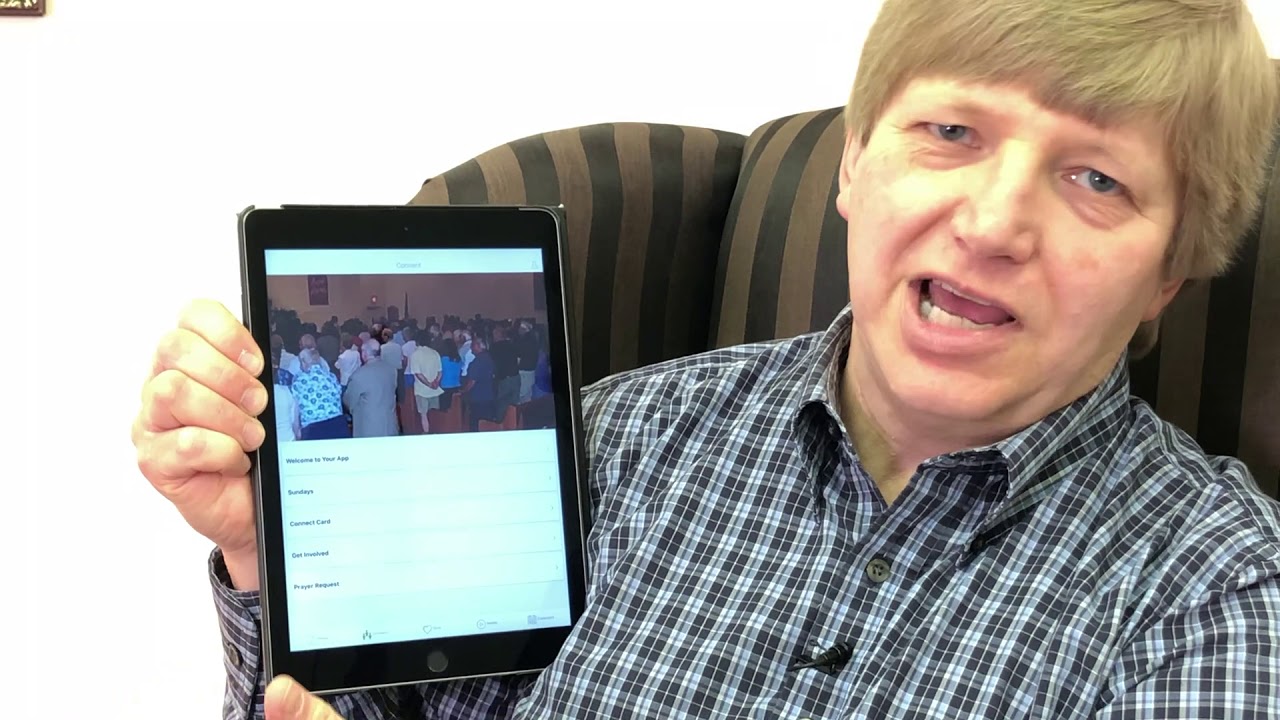 David Pears explaining our new church app! - YouTube