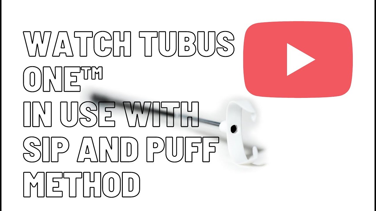 Watch Sip and puff assistive device, TubusOne™ in use - YouTube