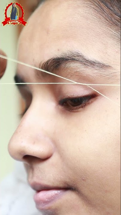 How To Thread Own Eyebrows Properly Updated 2021 Step By Step Self Eyebrows Grooming