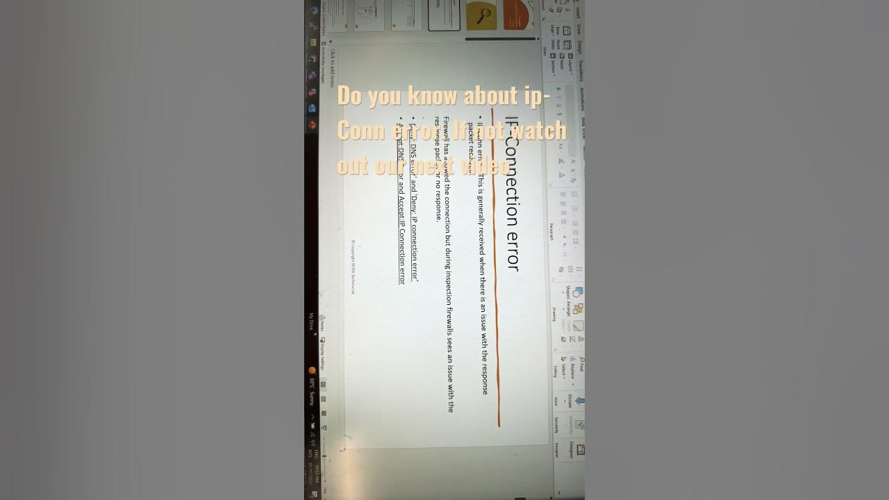 Ip-conn error on fortigate - YouTube