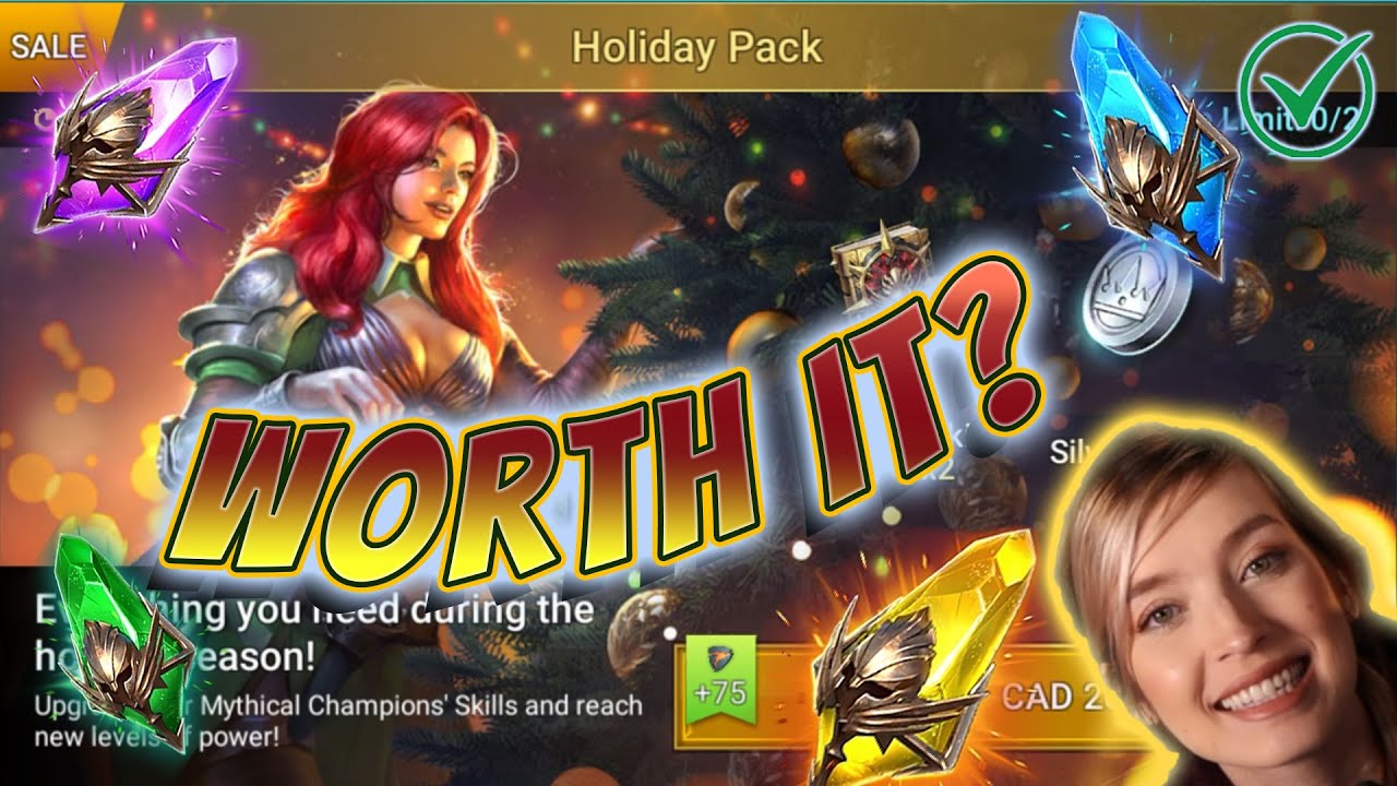 Let's Review Holiday Packs In Raid: Shadow Legends! - YouTube