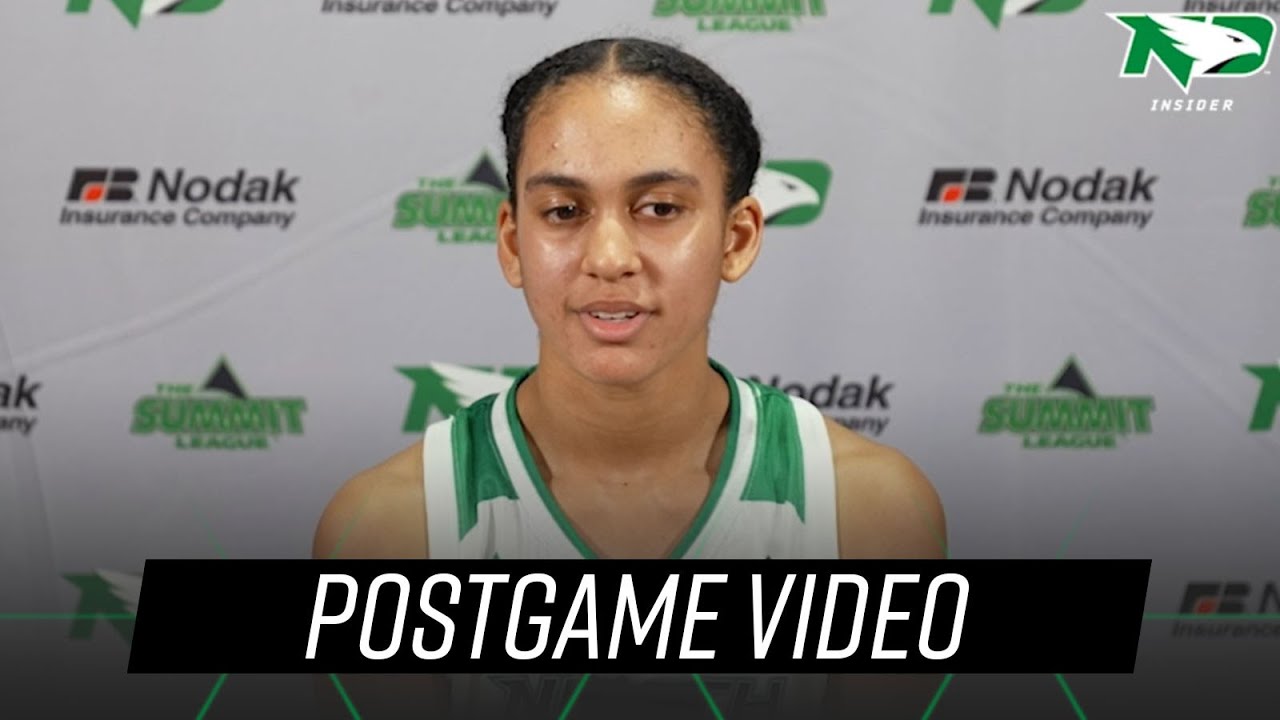 UND Women's Basketball | Kiera Pemberton Postgame Press Conference | 11 ...