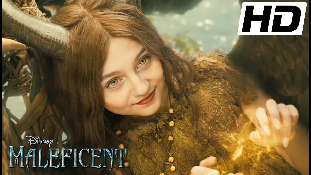 Maleficent (2014) - Young Maleficent Flying Scene | ClipSide - YouTube