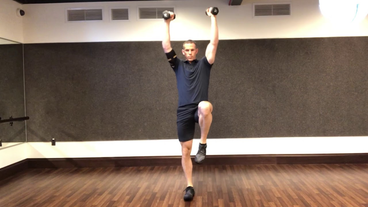 Lateral Lunge to Overhead Balance CCD - YouTube