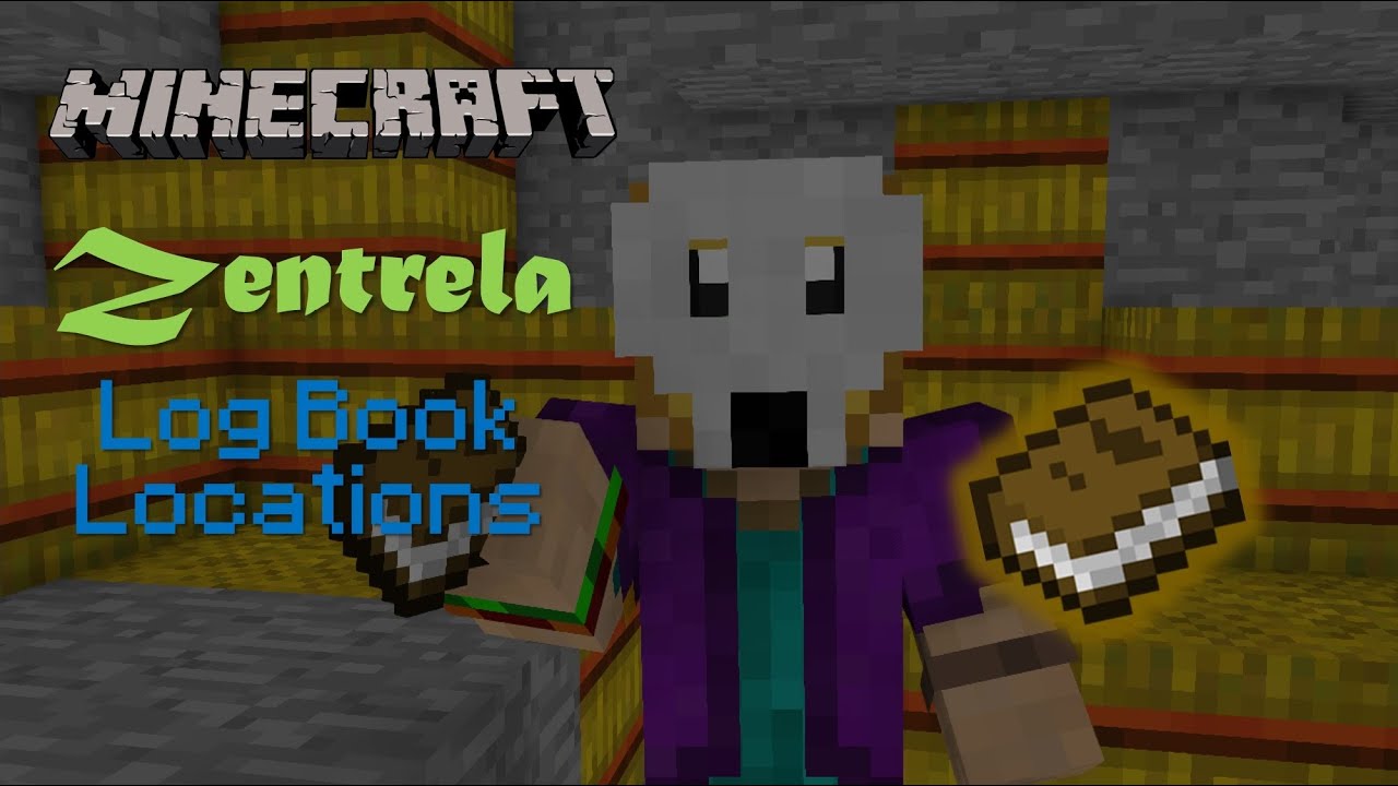 Minecraft MMORPG: Zentrela: Lost Logbooks Locations! - YouTube