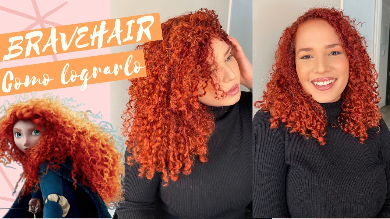 Cabello Rojizo "BRAVE HAIR" | PASO A PASO🧡 - YouTube