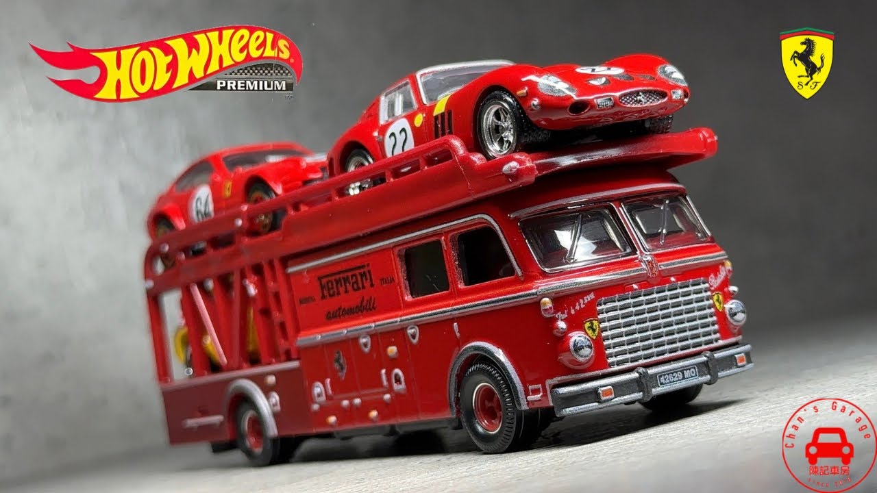 Hot Wheels Premium 2025 Team Transport - Ferrari 250 GTO Fiat 642 RN2 ...