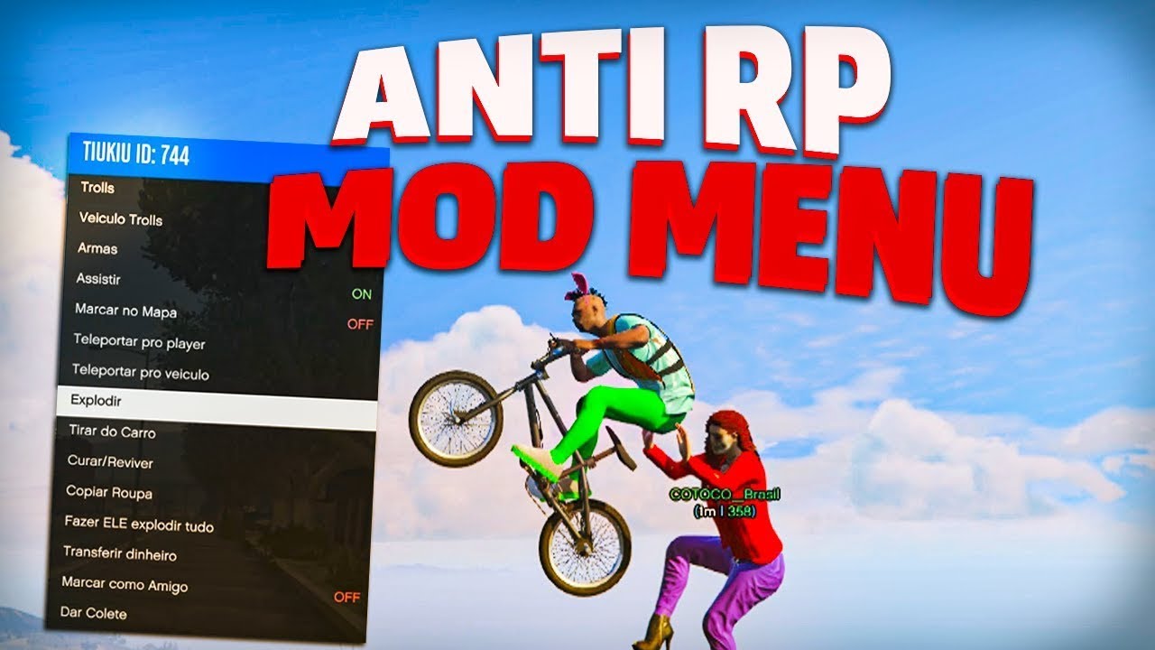 ANT RP COM MOD MENU GTA RP - YouTube