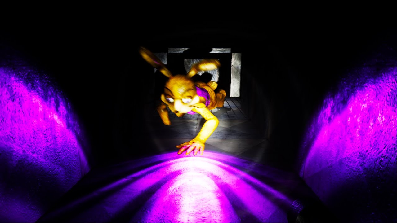 GLITCHTRAP IS CHASING ME IN THE VENT SYSTEM IN FNAF SPRINGLOCKED AT ...
