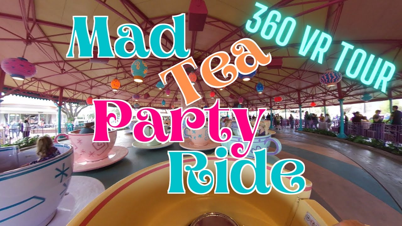 Mad Tea Party - 360 VR Ride Experience - YouTube