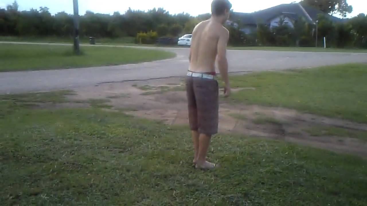 Flipping backwards :) - YouTube