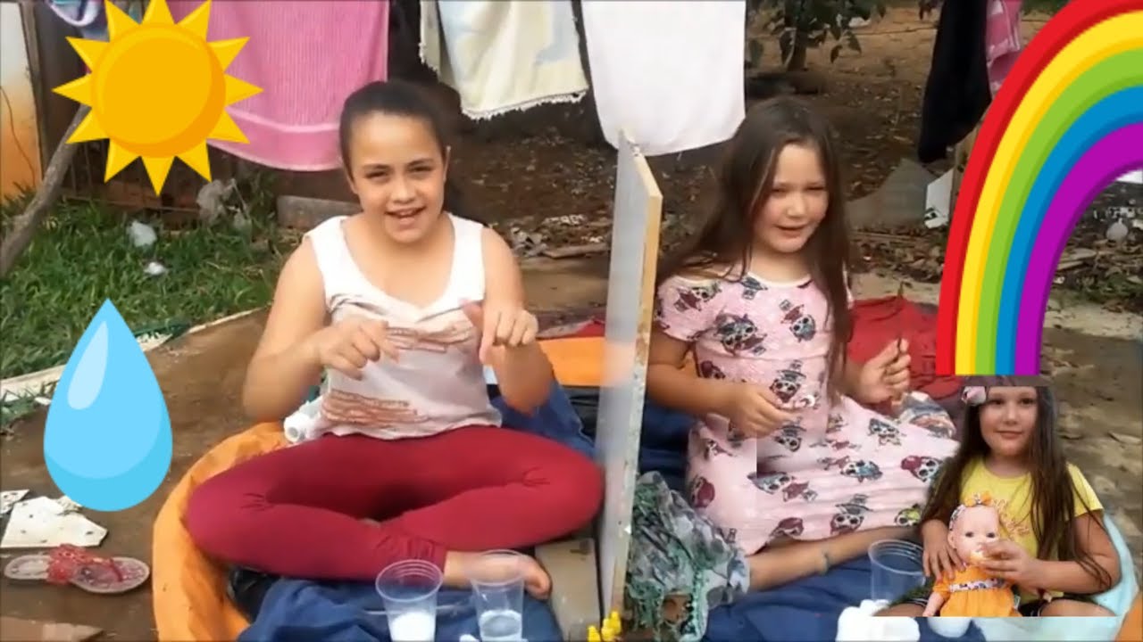 DESAFIO SLIME VSCO GIRL E-GIRL POR TELEPATIA NA PISCINA COM CORANTE ...