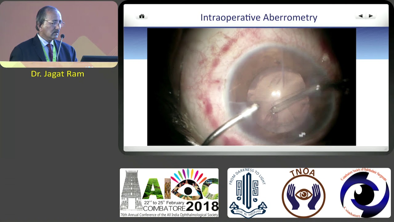 AIOC2018 - IC027 - Topic - IntraOperative Aberrometry. By Dr.Jagat Ram ...