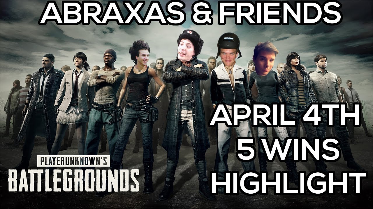 PUBG 5 CHICKEN DINNERS 1 DAY HIGHLIGHT - ABRAXAS & FRIENDS - YouTube