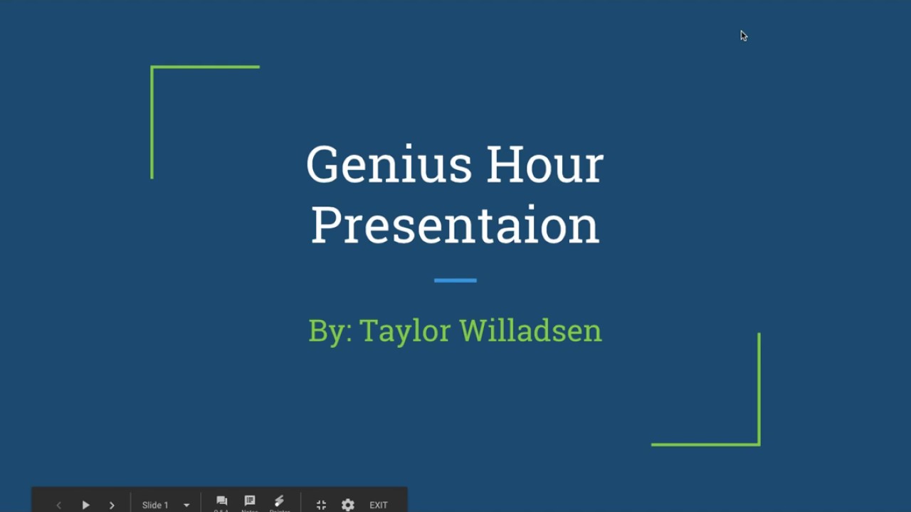 Genius Hour Presentation - YouTube