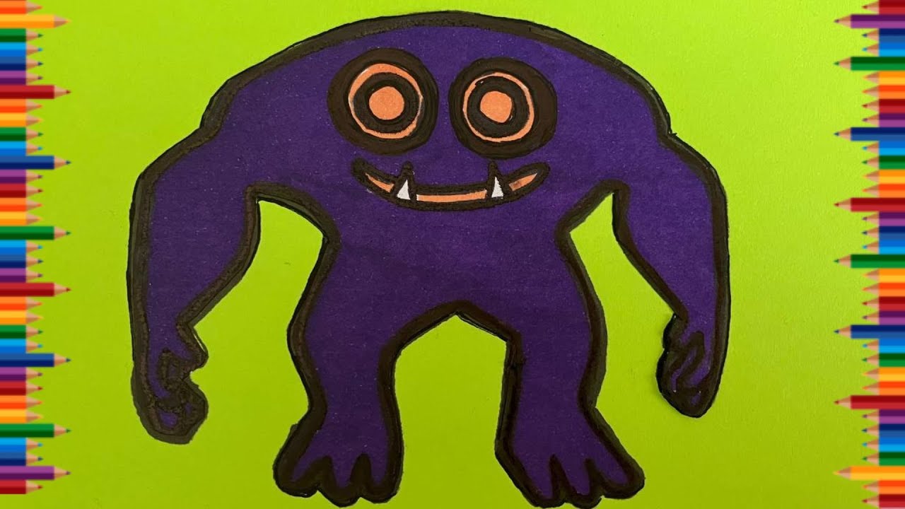 Captain Fiddles from Garten of Banban - Coloring Page - YouTube