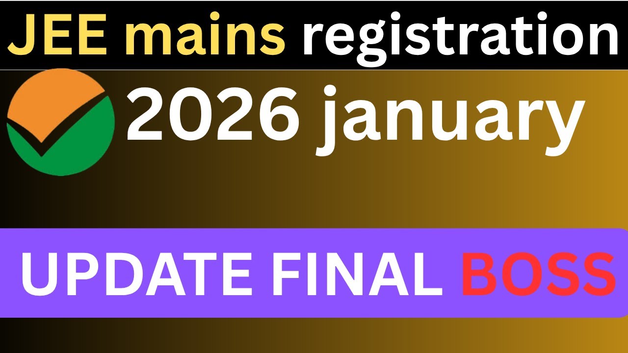 How To Fill JEE Mains Application Form 2026 Step By Step Guide | JEE ...