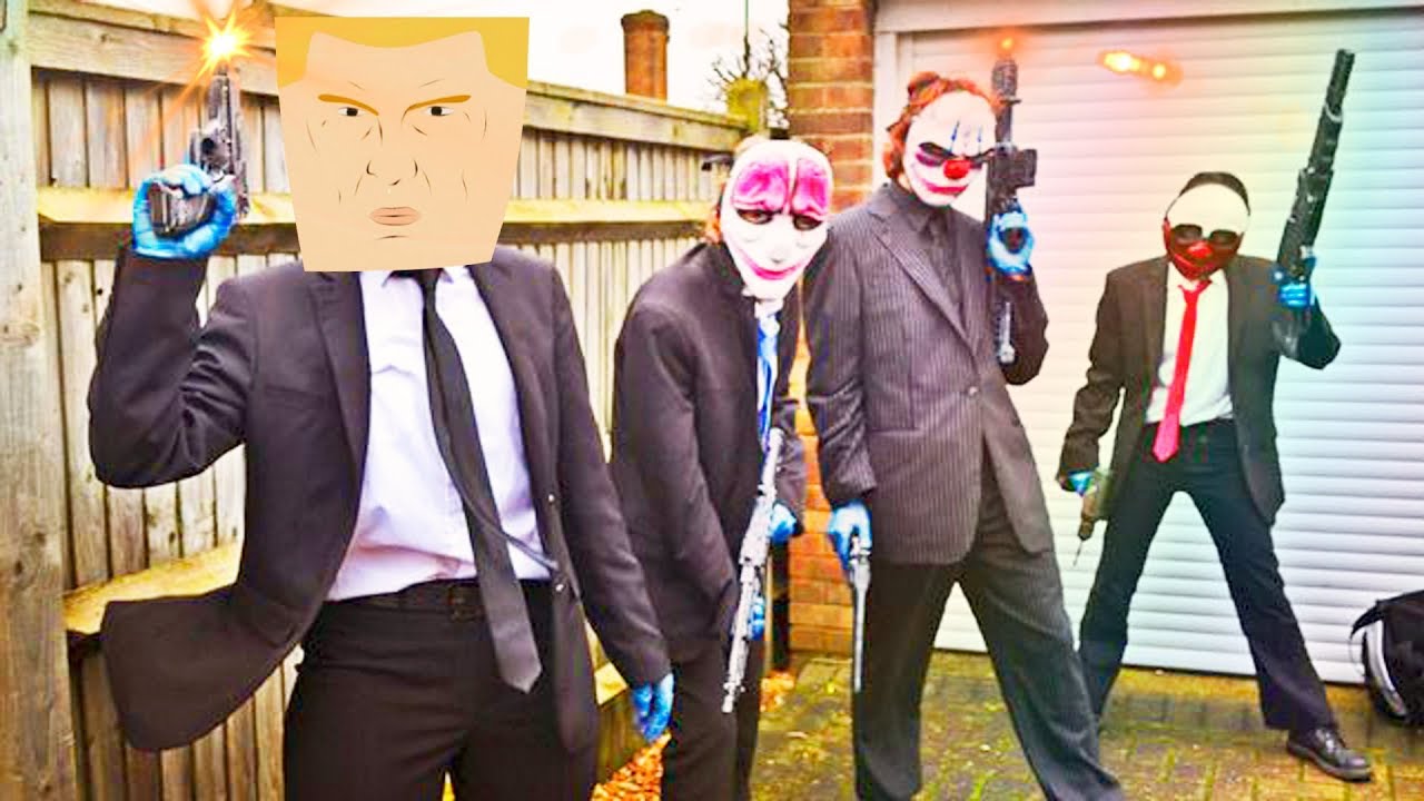 PAYDAY 2 ОГРАБЛЕНИЕ БАНКА Paint the Town Red ОБЗОР КАРТ - YouTube