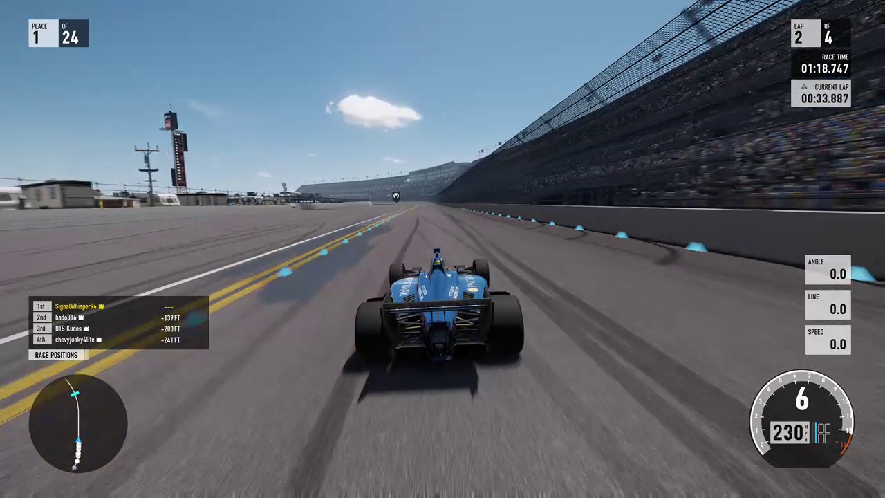 Forza Motorsport 7 Indycar At Oval Track Without Oval Setup - YouTube