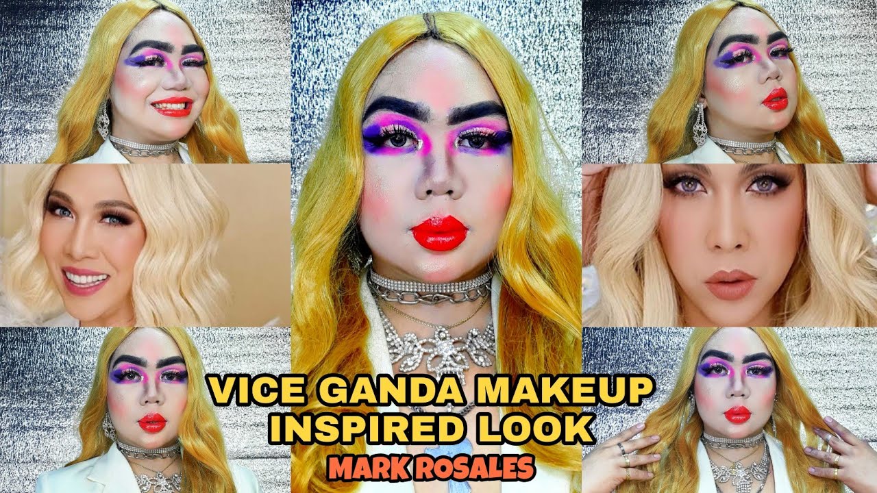 VICE GANDA MAKEUP INSPIRED LOOK - TRANSFORMATION - MARK ROSALES - YouTube