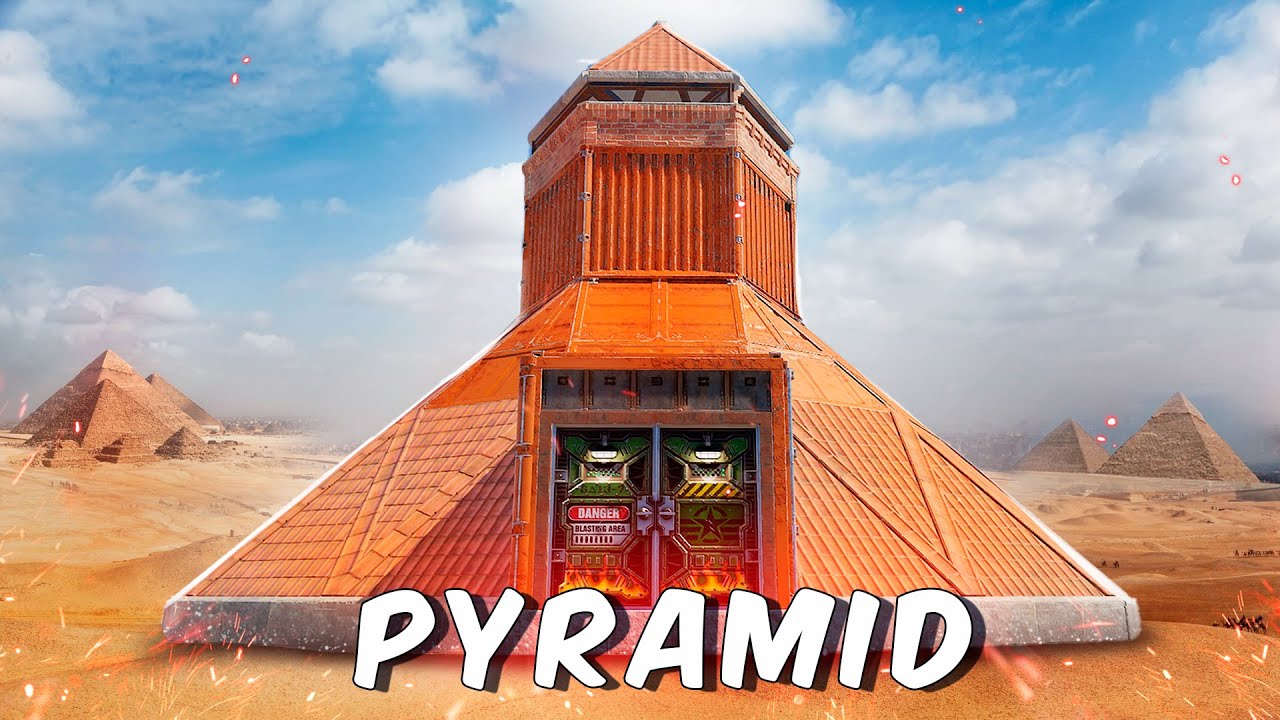 The PYRAMYTH - SoloDuo - Exotic - 20+ Rockets / Rust Base Design - YouTube