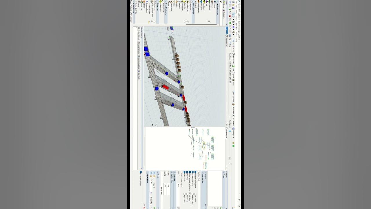 Short 12 | How to Create Conveyor Merging Logic in FlexSim Simulation | Part 1 | Training | BE ...