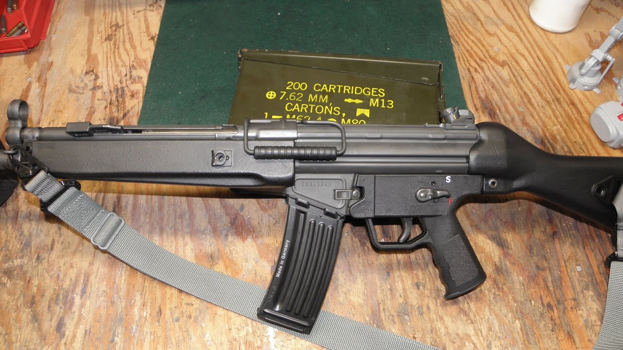 New Factory (expensive) H&K 93 Magazine at the Range - YouTube