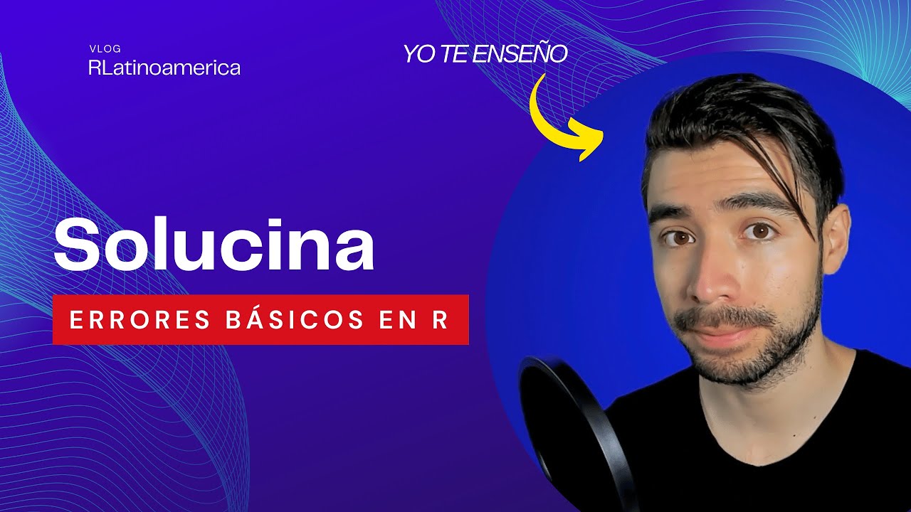 Errores comunes al ejecutar código en R - YouTube
