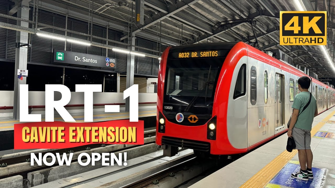 LRT-1 CAVITE EXTENSION Phase 1 is NOW OPEN! | Full Tour of the FIVE NEW ...