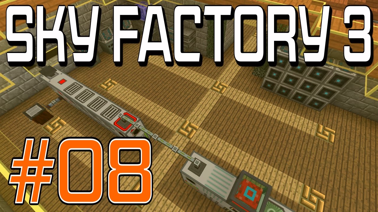 SkyFactory 3 - #8 Autocrafting and Advanced Generators - YouTube