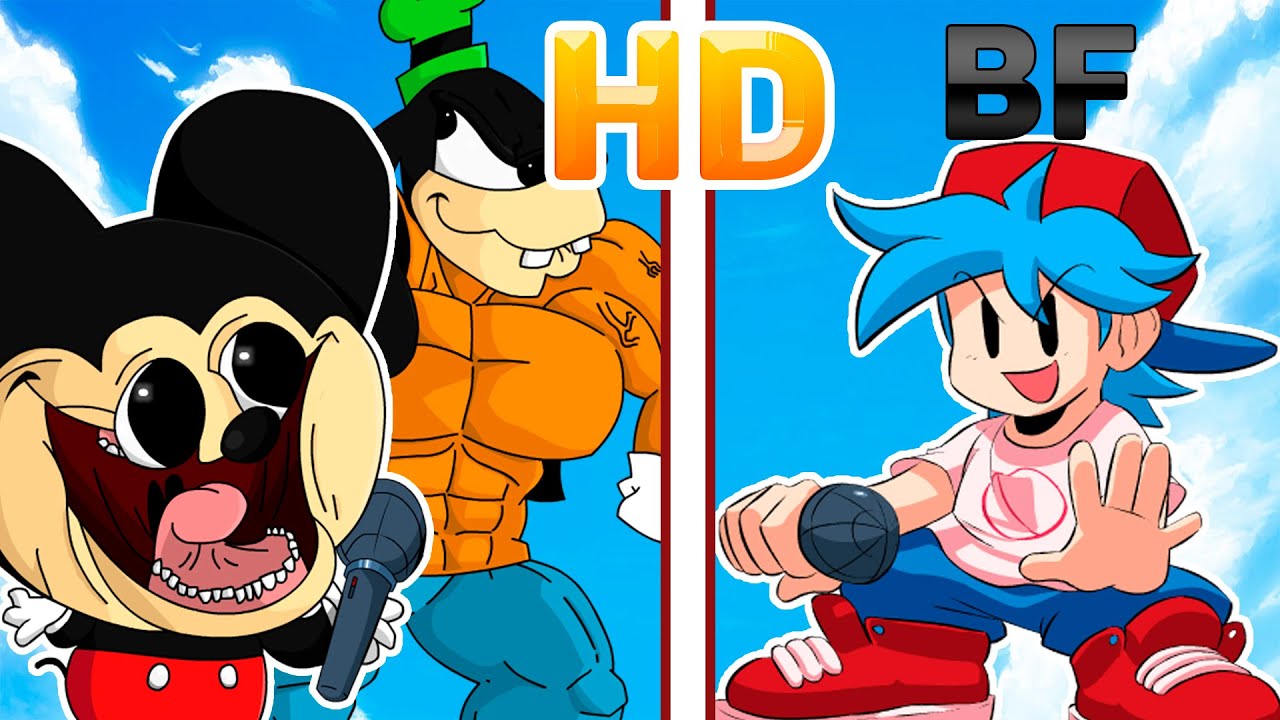 Friday Night Funkin' - VS HD Mokey & Grooby | CUTSCENES (FNF HD Mod ...