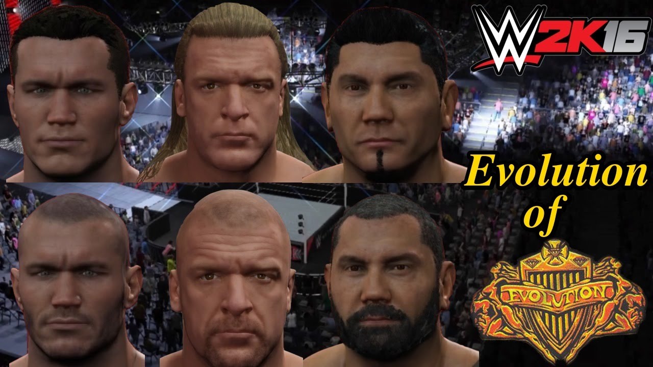 WWE 2K16-2K15 PC Mods: Evolution of Evolution! (Triple H, Batista ...
