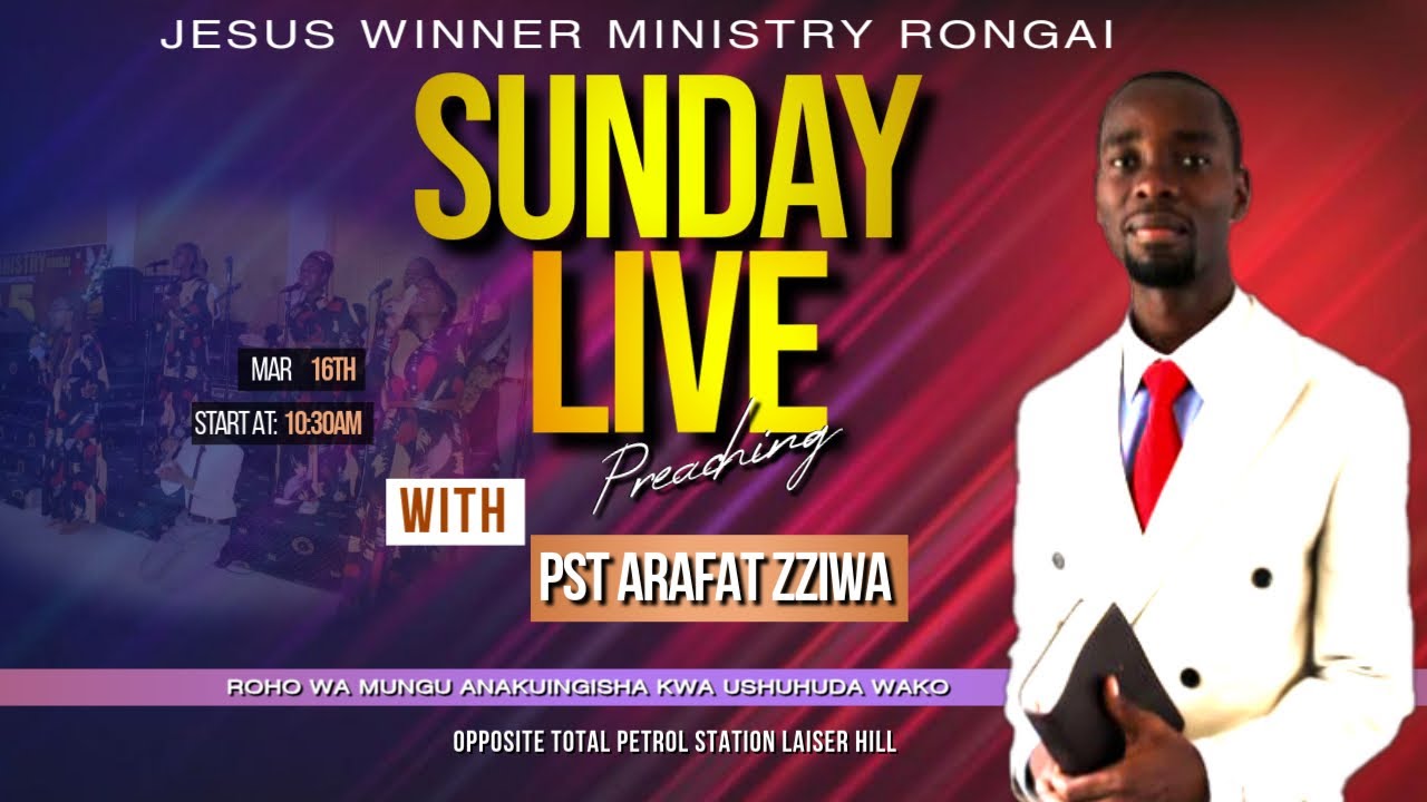 JESUS WINNER MINISTRY RONGAI 16 MAR 2025 LIVE CHURCH SERVICE PREACHING ...