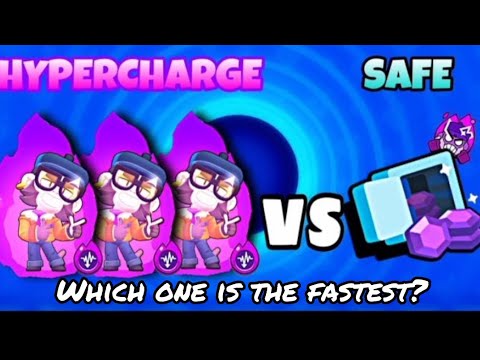 3x HYPERCHARGE VS SAFE / Brawl stars - YouTube