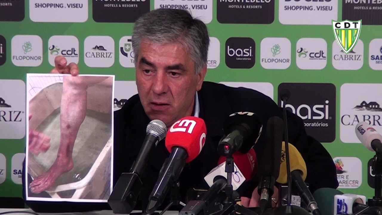 Gilberto Coimbra (CD Tondela 1-2 Sporting) - YouTube