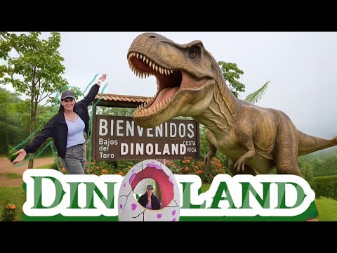 Dinoland, parque temático de dinosaurios en Costa Rica - YouTube