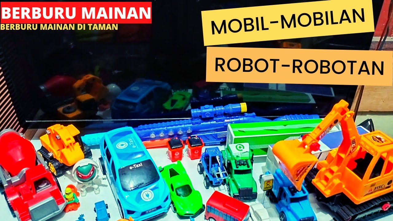 BERBURU MAINAN, MOBIL-MOBILAN, ROBOT-ROBOTAN, TRUK KONTENER, MOBIL TRUK ...