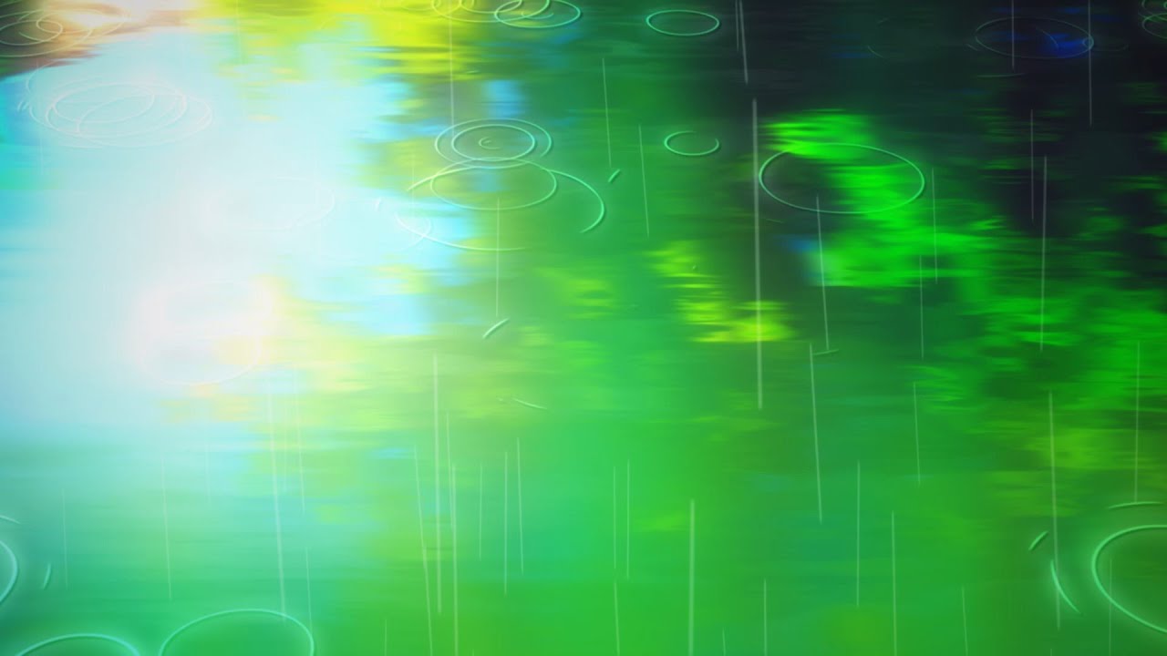 Anime Rain Ripples Loop 2 - YouTube