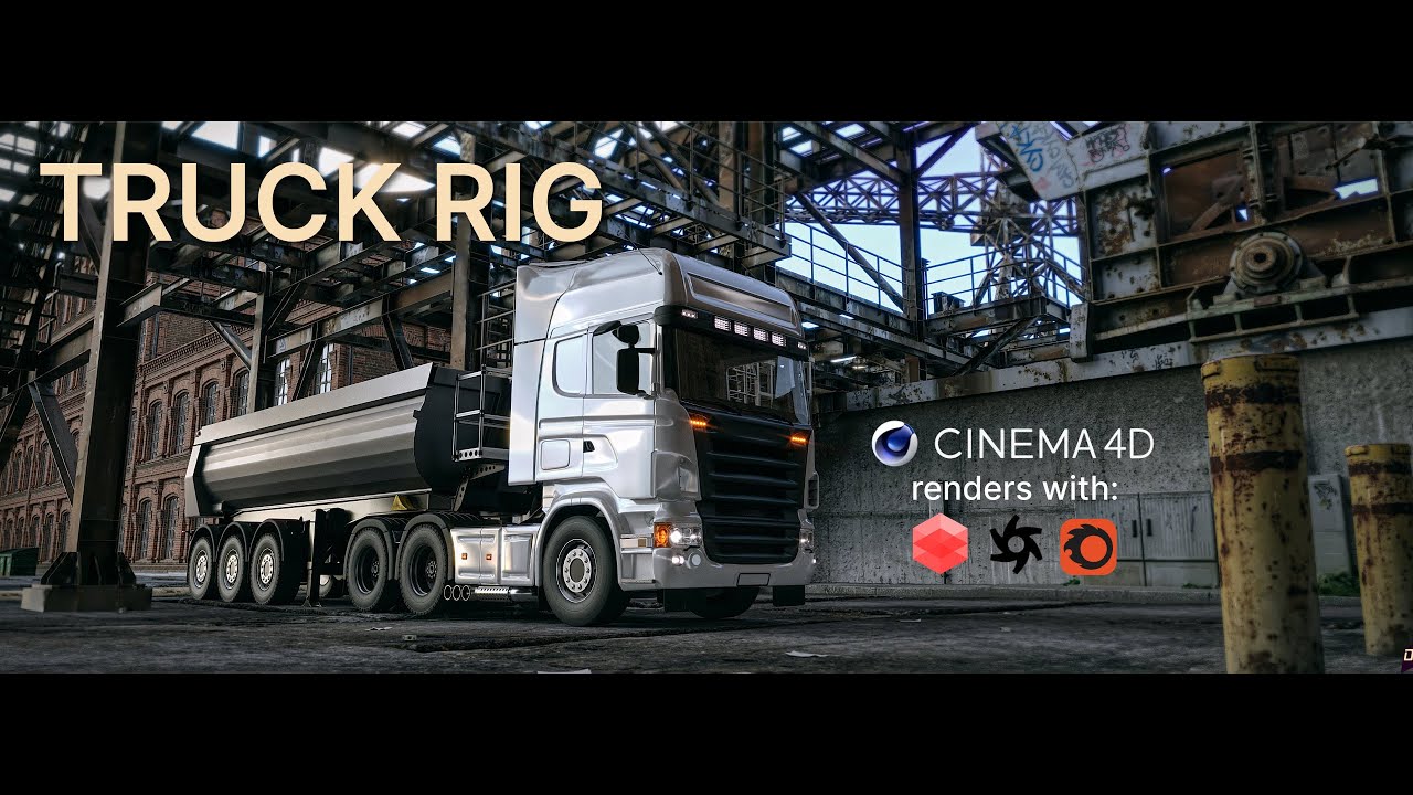 Rev Up Your Renders with the Truck Rig: A Ready-to-Use 3D Asset for Cinema 4D | Demo 🚛 - YouTube