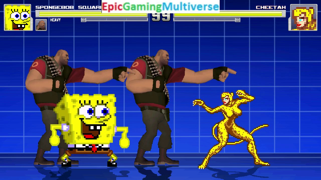 Team Fortress 2 Characters (The Heavies) And SpongeBob VS Cheetah In A ...