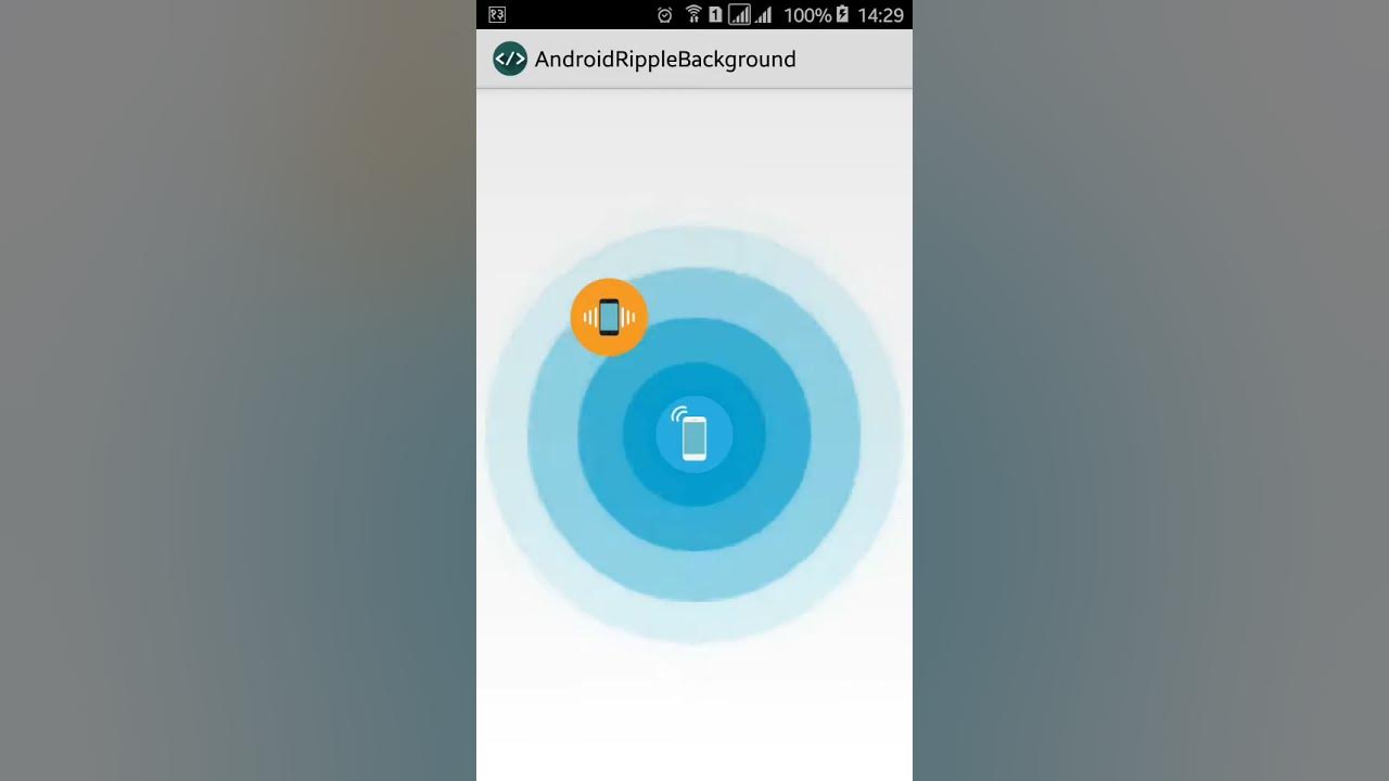 Android Material Ripple Background Demo - YouTube