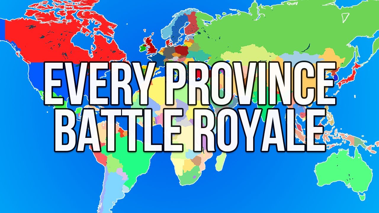 I Simulated A Battle Royale Between Every Province On Earth - YouTube