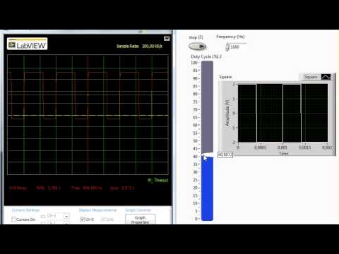 myDAQ Audio output PWM - YouTube