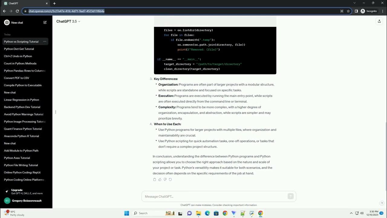 Difference Between Python And Python Scripting Youtube