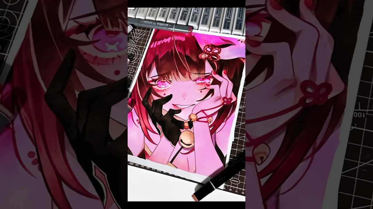 Rate my art ? 🤔 #drawsoeasyanime #animeart